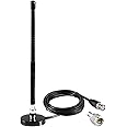 Amazon.com: Long Range 27MHz Soft Whip Magnetic Base CB Radio Antenna with PL-259 BNC Male ...