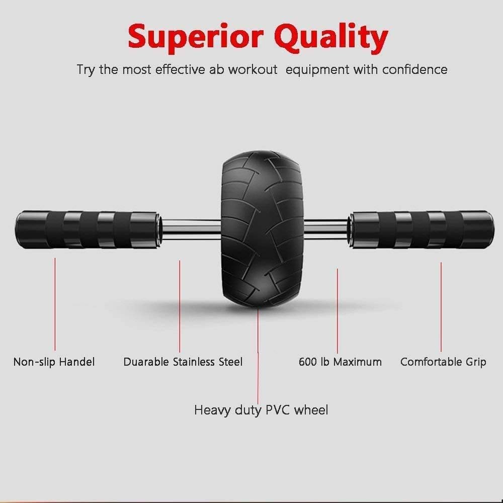 Ab Roller for Home Gym, Abdominal Exercise Roller Wheel for Abs Workout ...