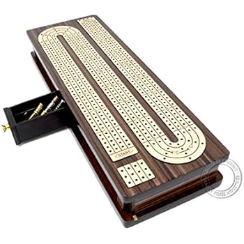 Amazon.com: House of Cribbage - Unique Cribbage Board Continuous 4 ...
