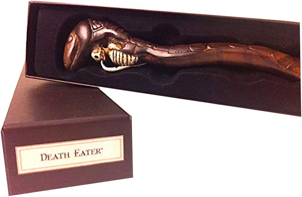 Amazon.com: Wizarding World of Harry Potter : Death Eater Snake Wand ...