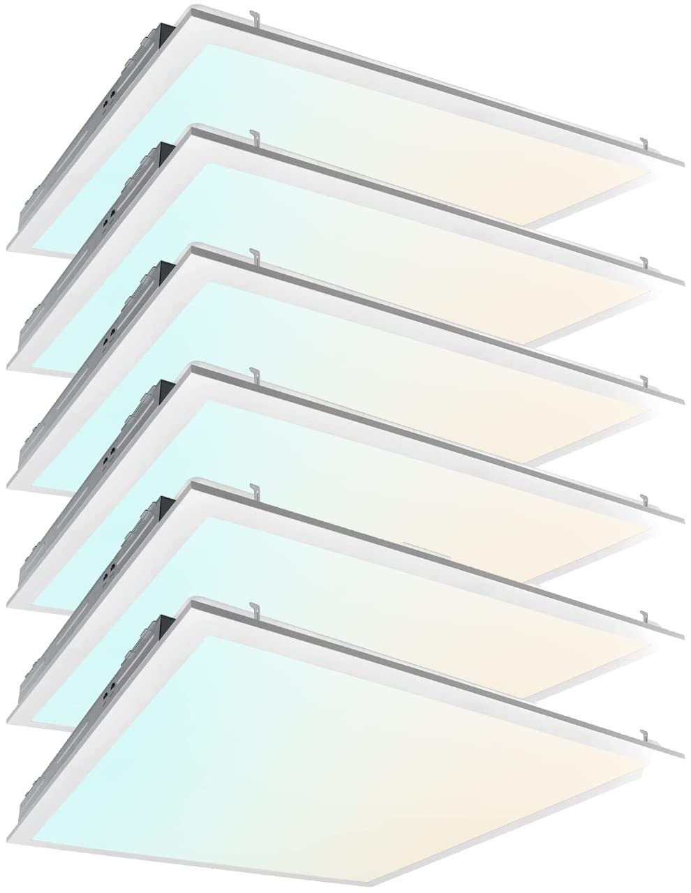 2x2 FT LED Light Flat Panel, 20-40W, 5 Color Temperature Selectable 3K ...