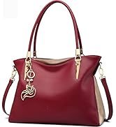 FOXER Women Handbag Leather Tote Purse Shoulder Bag Top Handle Handbags ...