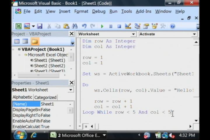 How To Use A Do While Loop In Excel VBA