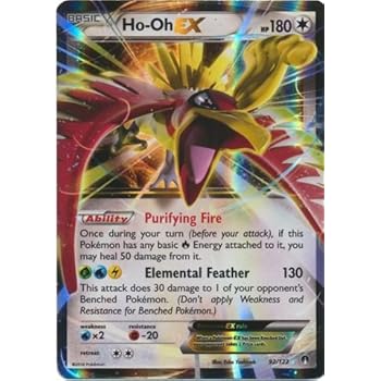 Amazon.com: Pokemon - Ho-Oh-EX (121/122) - XY Breakpoint - Holo: Toys ...