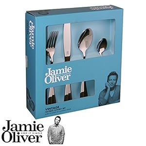 Jamie Oliver - Vintage cutlery set 18/0 - 24-piece: Amazon.co.uk ...