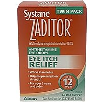 Amazon.com: ZADITOR 78047661 Eye Itch Relief Antihistamine Eye Drops, 0 ...