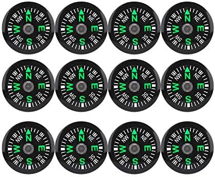 سعر Tiiyee 12Pcs Mini Survival Compass Small Air-damped Magnetic ...