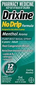 Drixine No Drip Menthol Nasal Spray 15ml : Amazon.com.au: Health ...
