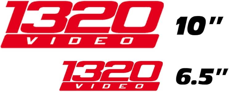 Amazon.com: 1320Video RED Decal/Sticker Pack (6.5" & 10"): Automotive