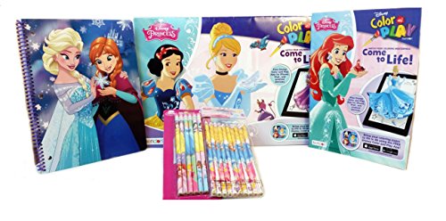 Buy Disney Princess 10 Pack Color Pencils. Disney Princess 6 Pencil ...