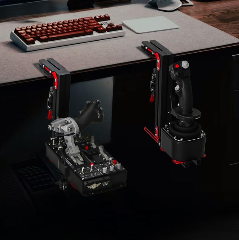 Mua 2-Pack J-PEIN Flight Joystick Mount – Universal Desk Clamp for ...