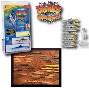 Amazon.com : Banjo 006 Minnow Deluxe Fishing Lure Set : Sports & Outdoors