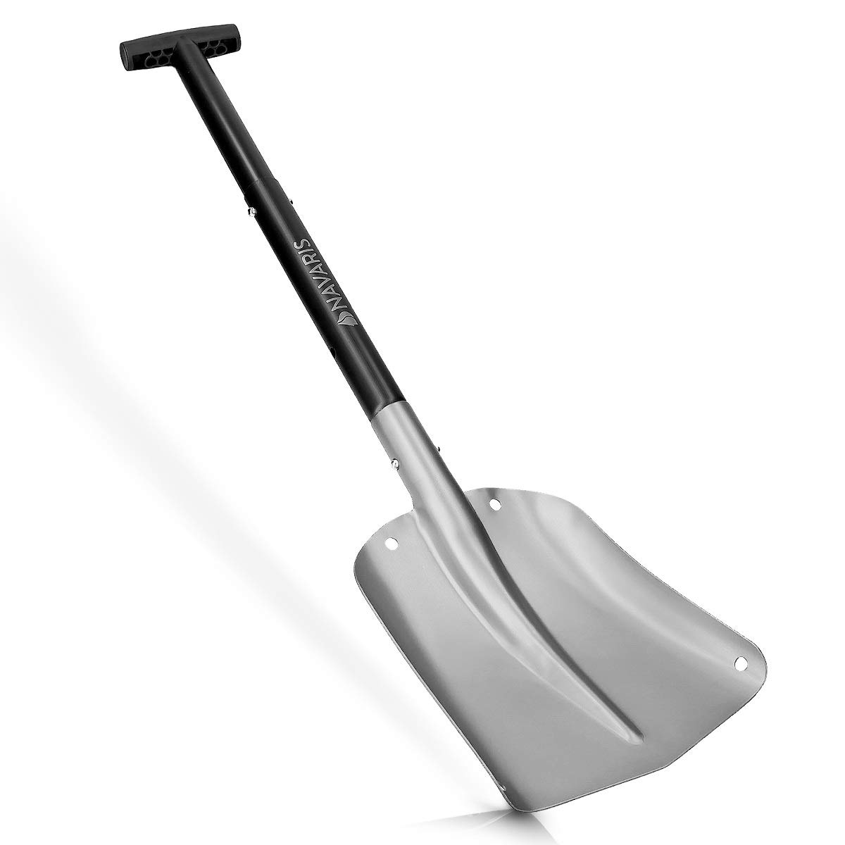 Navaris Aluminum Utility Snow Shovel - Portable Collapsible Lightweight ...