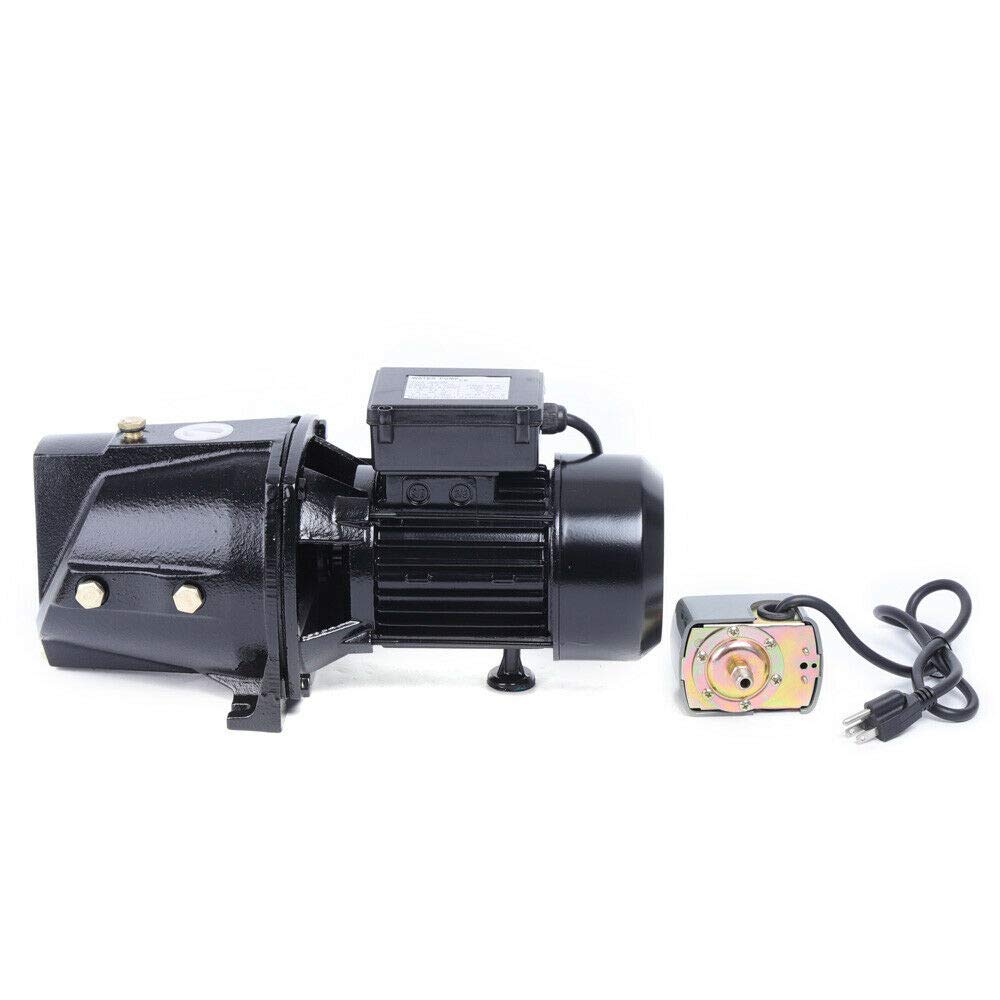 3/4 HP Shallow Well Jet Pump Heavy Duty Jet Pump w/Pressure Switch Cast ...