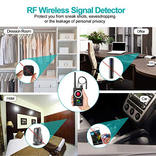 Anti Spy RF Detector, Camera Finder Bug Detector, GPS Detector, Signal ...