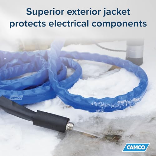 Camco 25-Foot Heated Drinking Water Hose | Features Water Line Freeze ...