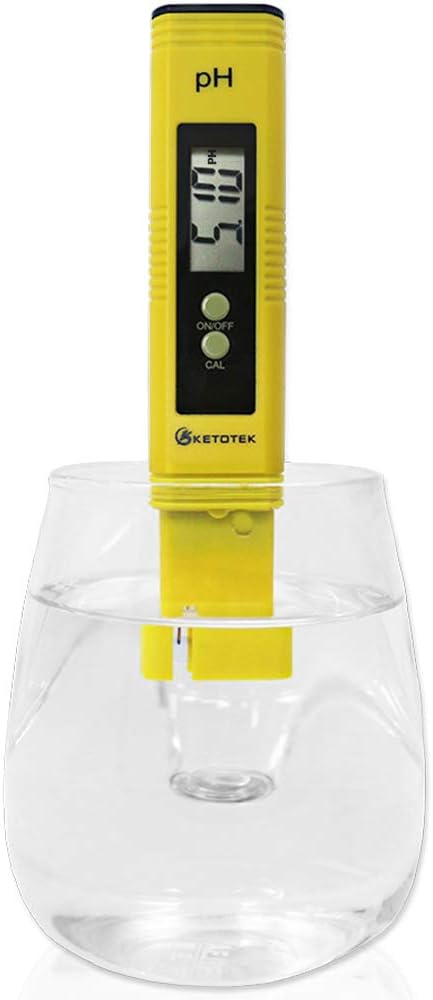 KETOTEK pH Meter Digital Water Quality pH Tester Pen with Calibration ...