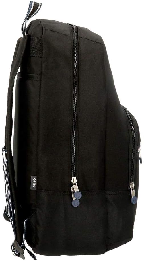 Enso Basic Backpack Black 32x46x15 cms Polyester for 15.6″ Laptop 22.1L ...
