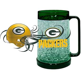 Amazon.com : NFL Green Bay Packers Freezer Mug (16-Ounce), Large ...