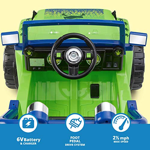 Kid Trax 4x4 Tracker Electric Ride On Toy, 3-5 Years Old, 6 Volt, Max ...