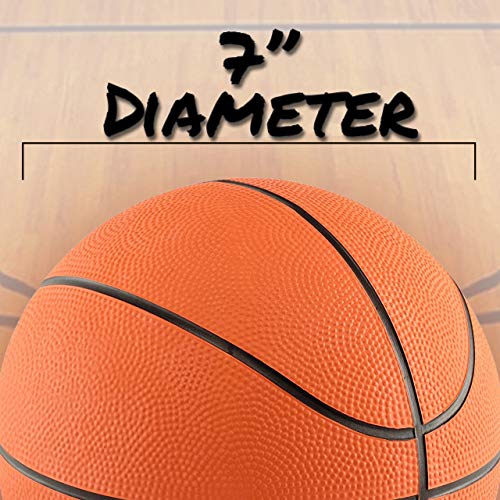 7″ Mini Rubber Youth Basketball – Kids Basketball For Indoor Or Outdoor ...
