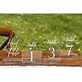 Amazon.com: Clear Arch Acrylic Table Numbers for Wedding Reception - 20 ...