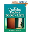 Amazon.com: The Vocabulary Teacher's Book of Lists (9780787971014 ...