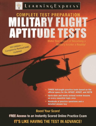 Military Flight Aptitude Tests: LearningExpress, LLC: 9781576859278 ...