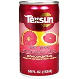 Amazon.com : Texsun Fruit Juice 5.5oz Can 4/6 Packs (24 Cans Total ...