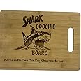 Amazon.com: Shark Coochie Board/Charcuterie Board/Cutting Board/Bamboo ...