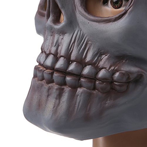 Facebabyone Halloween Latex Skull Mask Full Face Fancy Dress Cosplay ...