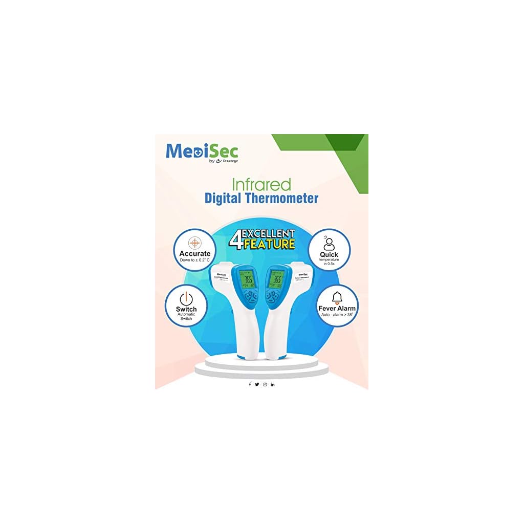 Best MediSec Infrared Non Contact IR Multi Use Thermometer 2020