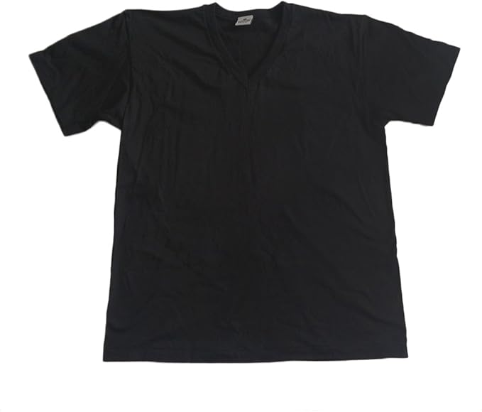 Amazon.com: Pro Club V-Neck Heavyweight T-Shirt XL Black (Various Sizes ...