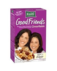 Amazon.com: Kashi Good Friends Cinna-Raisin Crunch Cereal, 14-Ounce ...