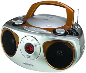 Amazon.com: Memorex MP3123 CD Boombox with MP3 Playback: Home Audio ...