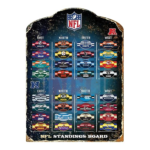 NFL Magnetic Standings Board, Includes 32 NFL Team Magnets for sale ...