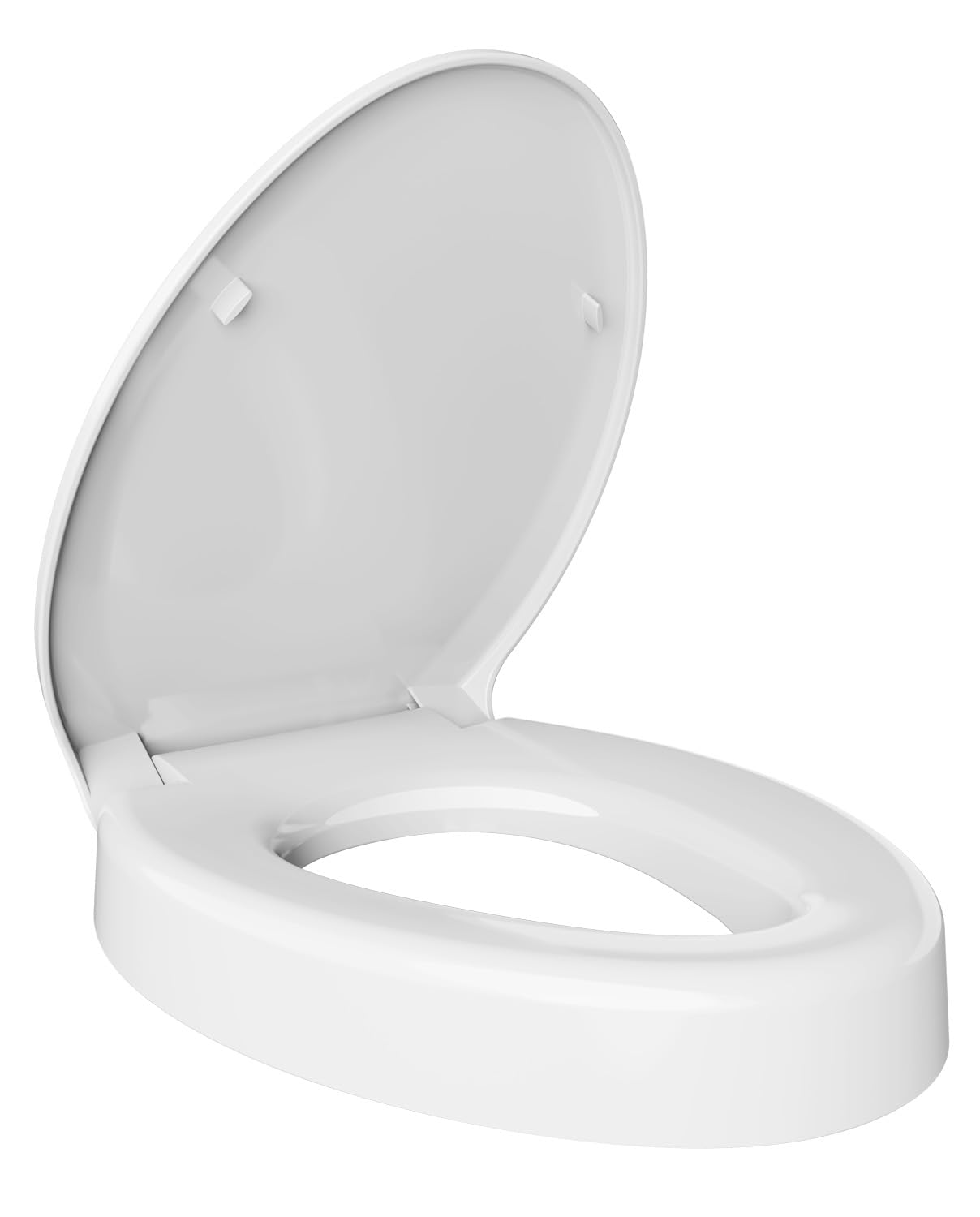 Elevated Toilet seat 3 inch, Elongated Toilet seat risers for Seniors ...
