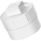 Amazon.com: YullSorom 4" PVC Sewer Cleanout cap,PVC DWV Flush Sewer ...
