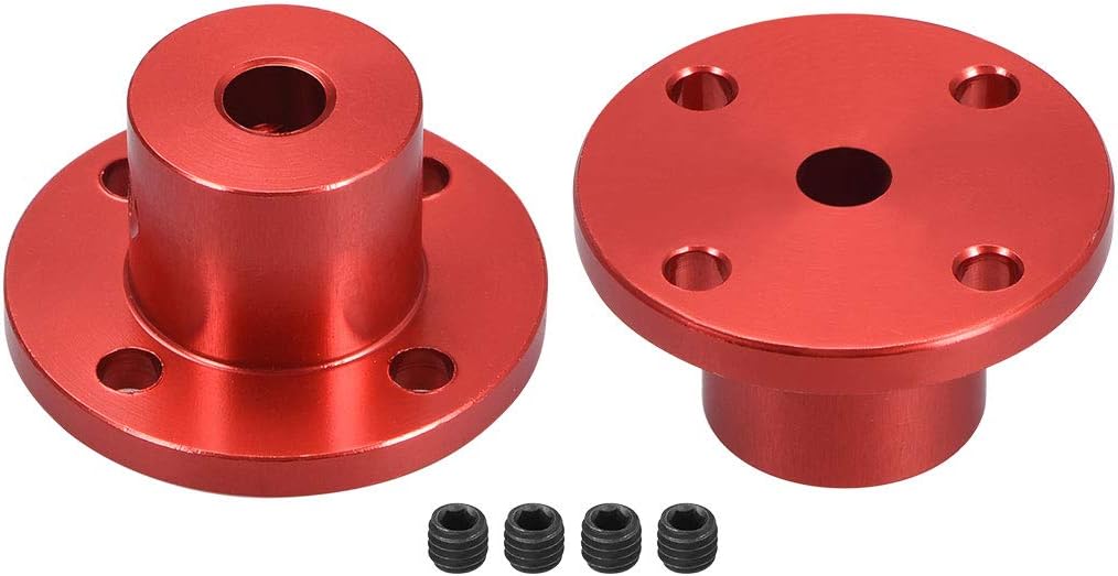Amazon.co.jp: uxcell フランジカップリング 固定ネジ アルミ合金製 5mm: DIY・工具・ガーデン