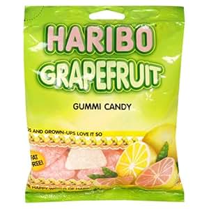 Amazon.com : Haribo Gummi Candy, Grapefruit, 5.29 Ounce Bag (Pack of 12 ...