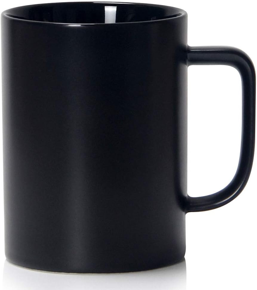 16 oz Matte Texture Coffee Mug, Smilatte M052 Novelty Ceramic Cup for ...