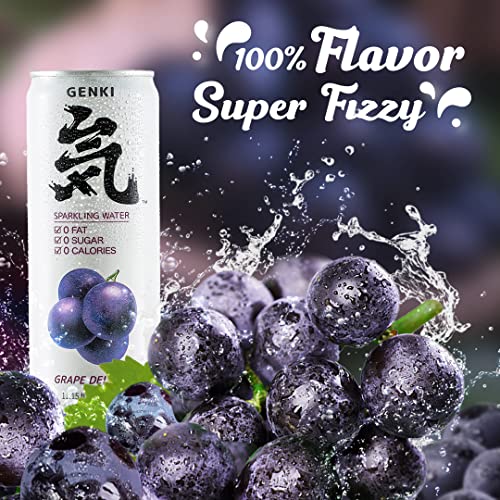 Genki Forest Sparkling Water Grape at Sandra Slavin blog