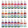 Alcohol Ink Set 24 Vibrant Colors Alcohol-Based Ink Resin Dye for Epoxy ...