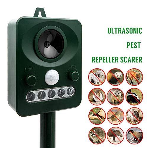 Buy MASO Solar Power Ultrasonic Pest repellents Outdoor Animal ...