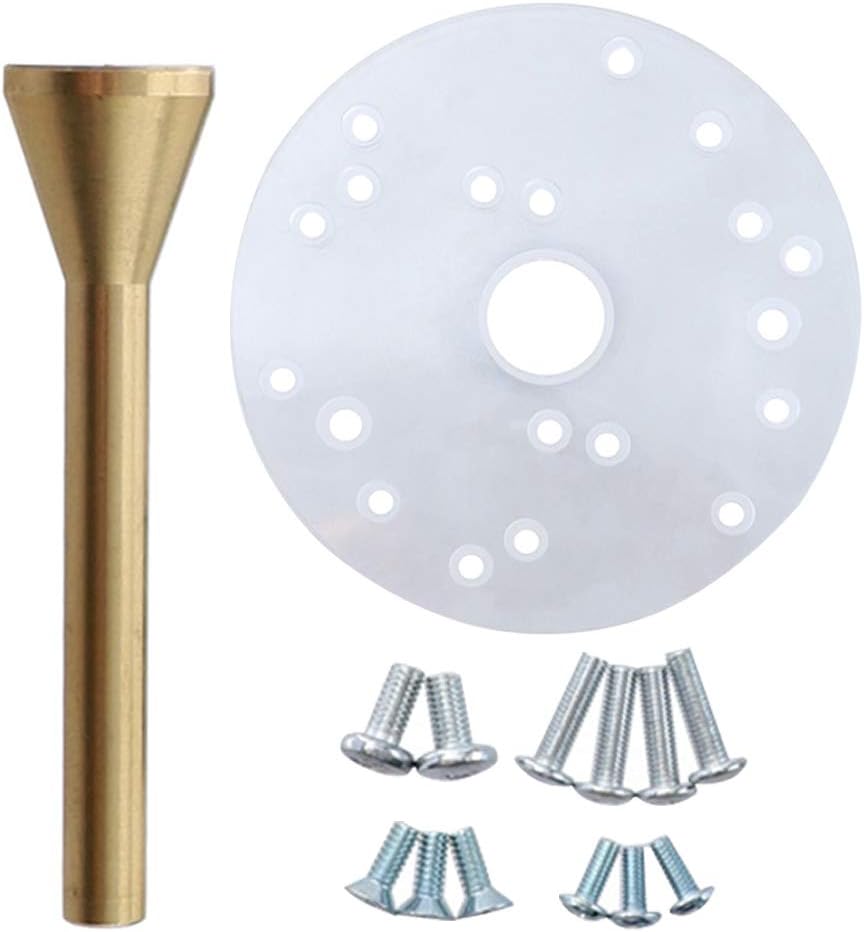 HilMe Universal Router Base Plate,Acrylic Compact Router Base Plate DIY ...