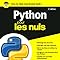 Amazon.fr - Python pour les Nuls, grand format, 2e édition - Mueller ...