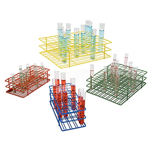 SP Bel-Art Poxygrid Test Tube Rack; For 20-25mm Tubes, 40 Places, Blue ...