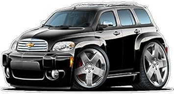 Amazon.com: Chevy HHR LS Wall Decal 3D Cartoon Car Movable Stickers ...