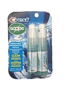 Amazon.com : Crest Breath Mist with Scope Long Lasting Peppermint 2 7mL ...