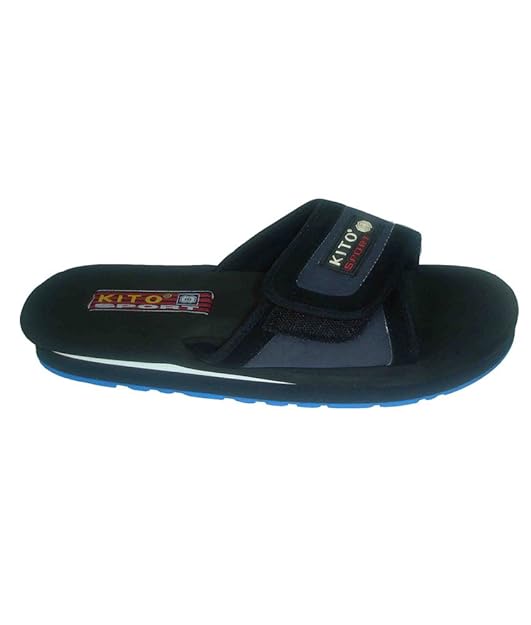 Buy Kito Men's Black Slippers 6 UK at Amazon.in